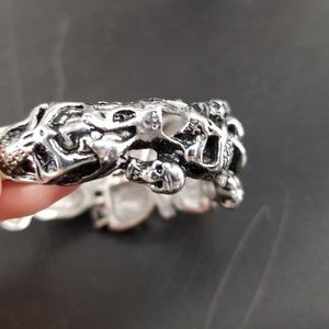 Unbranded | Accessories | Skull Bangle Cuff Bracelet Stainless Steel 75 ...